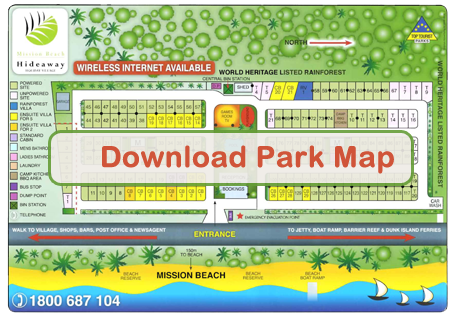 Maps & Gallery | Mission Beach Hideaway Holiday Village